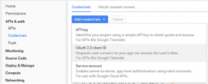 Google Developer Console Oauth2 credentials | Daimto