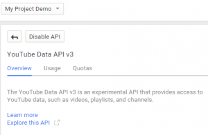 Google Developer console APIs | Daimto